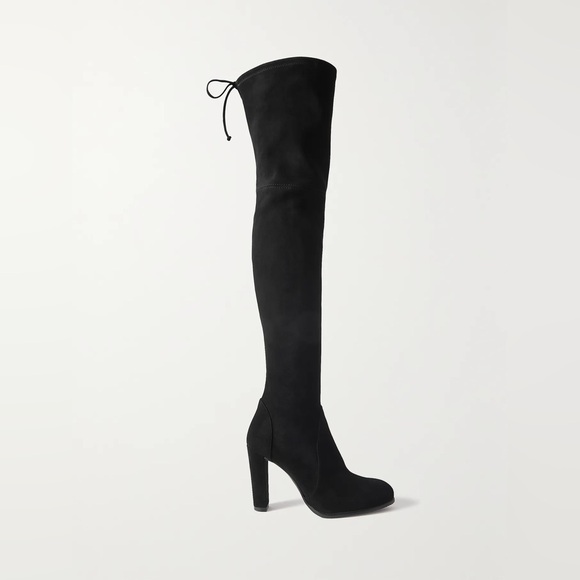 Stuart Weitzman | Shoes | Nib Stuart Weitzman Highland Block Heel Suede Over The Knee Boots Size ...